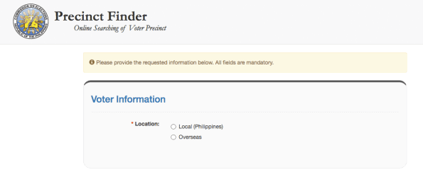 Precinct Finder: Find your Precinct and Polling Place - SULITPH'S #ICYMI