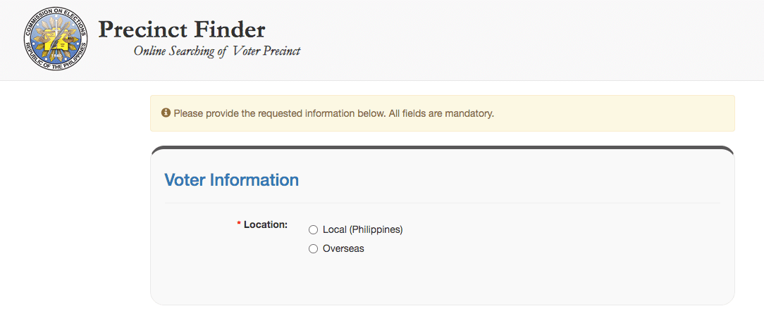 Precinct Finder: Find your Precinct and Polling Place - Sulit Living ...